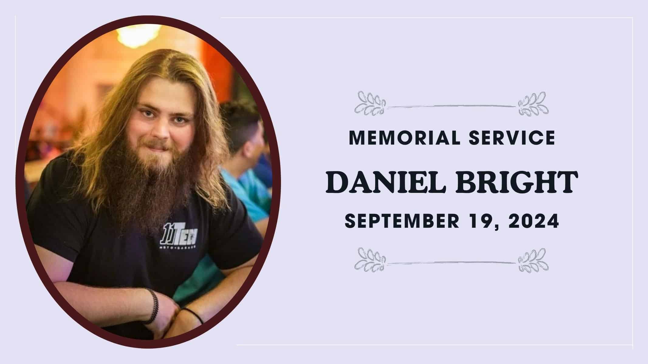Memorial Service | Daniel Bright | Sept. 19, 2024 - Valley Community Presbyterian Church